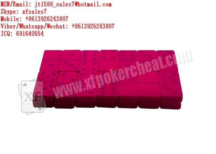 XF American Dominoes With Invisible Ink Markings On The Backside For UV Invisible Contact Lenses
