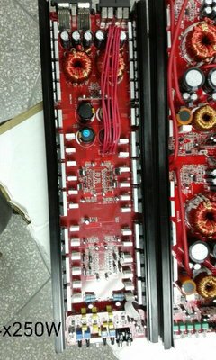 China High power classAB 4 channel car amplifier 250w (250.4AB) supplier