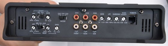 5 channels (4x80W@4ohm+1x500W@1ohm) Full range class D car amplifier supplier