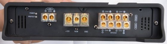 5 channels (4x80W@4ohm+1x500W@1ohm) Full range class D car amplifier supplier