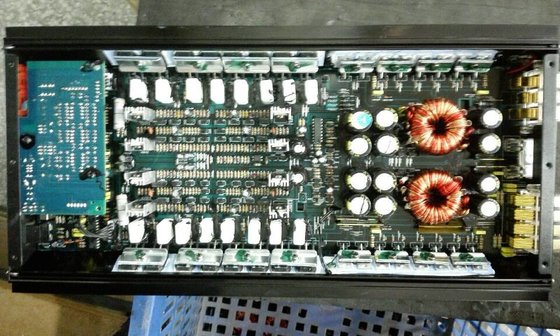 Powerful 4X130WRMS Class AB Car Amplifier  with Bass Romote supplier