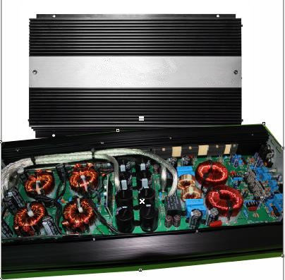 Digital 2 channels each channel RMS 1500W car amplifier-1500.2D supplier
