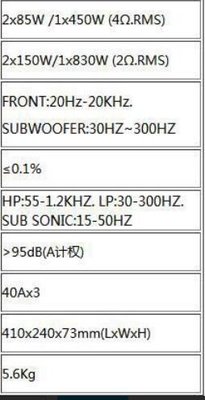 3 channels car amplifier shenzhen China factory supplier