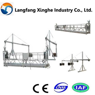 China zlp building window cleaning equipment/wire rope suspended platform/scaffolding manufacturer