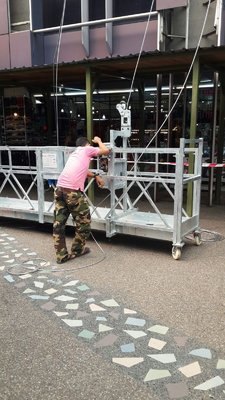 China suspended working platform，Chile suspended scaffolding , gondola working platform exporter