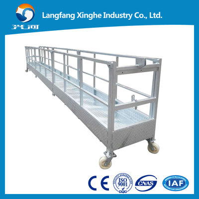 China Xinghe Lift platform , aerial suspended access cradle , rope scaffolds, zlp powered gondola for window cleaning exporter