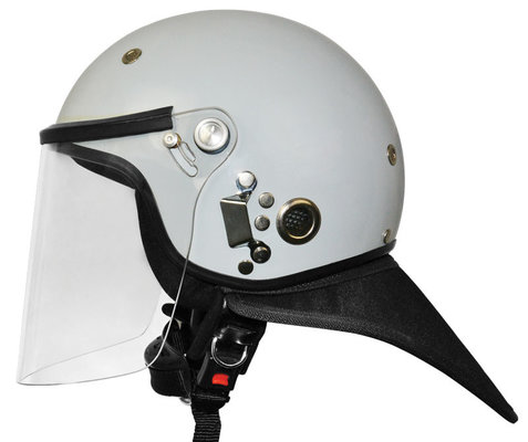 China Franch Style full face compact resistant police anti riot helmet supplier