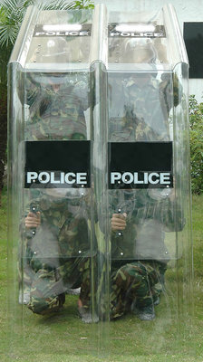 Combination Police Anti Riot Shield Wall supplier