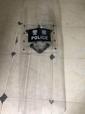 Transparant Square Police Anti Riot  Czech Shield of small size supplier