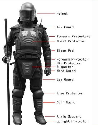 Heavy duty Body Protector for Police Riot Gear of Anti riot suit supplier
