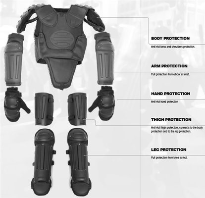 Cheap price and light weight Body Protector Anti Riot Suit for African  police supplier
