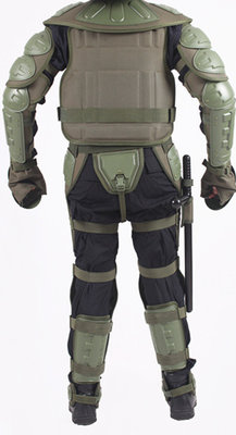 Big size Police Protective Fullbody  Anti Riot Suit for riot control with bigger shoulder and knee protector supplier