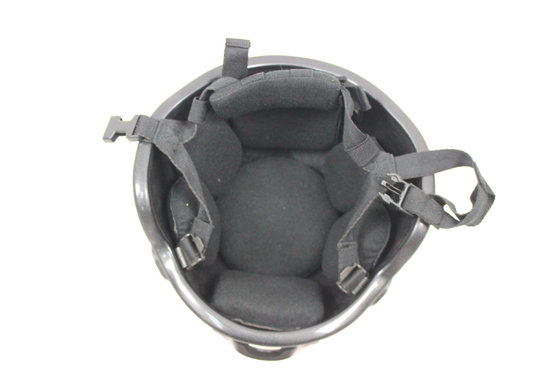 Black  Kevlar Mich 2000 Tactical   bullet proof helmet with NIJ IIIA level for Military Police supplier