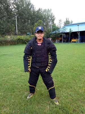 2019 new style hidden protection bite suit with removable bite sleevs for k9 dog supplier