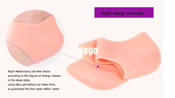 heel cushion sock gel ankle sock &Heel Pad&Foot Heel Protector for night
