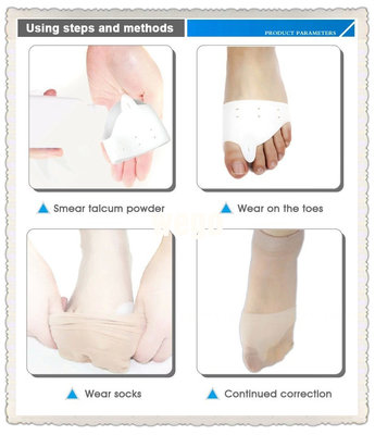 Gel Insoles Pad Toe Protector Bunion Hallux Valgus Separators