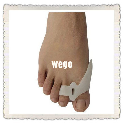 Bunion Shield Splint Gel Silicone 2-Toe Spacer Prevention Protector with release hole
