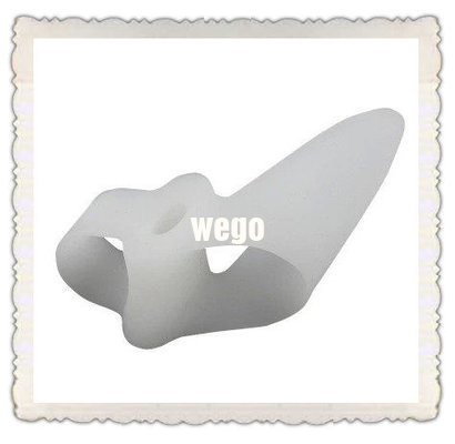 Bunion Shield Splint Gel Silicone 2-Toe Spacer Prevention Protector with release hole