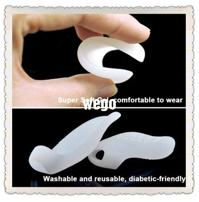 Gel Last Toe Separators Stretchers Corrector Gel Silicone Last Toe Shield Sleeve Pad Cushi