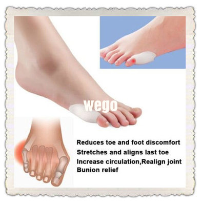 Gel Last Toe Separators Stretchers Corrector Gel Silicone Last Toe Shield Sleeve Pad Cushi