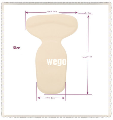 Heel Grip Gel Silicone Back Liner Shoe Insole Pad Foot Care Protector