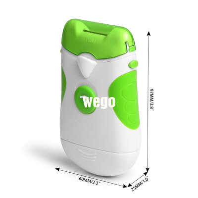 ROTO CLIPPER ELECTRIC NAIL TRIMMER  White/Green