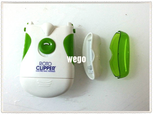 ROTO CLIPPER ELECTRIC NAIL TRIMMER  White/Green
