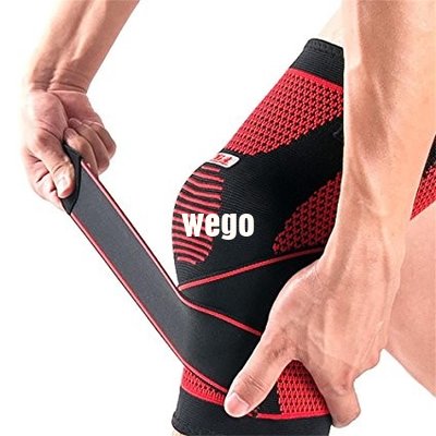 Soft Silicone Pad Patella protection Knee Sleeve Support Wrap