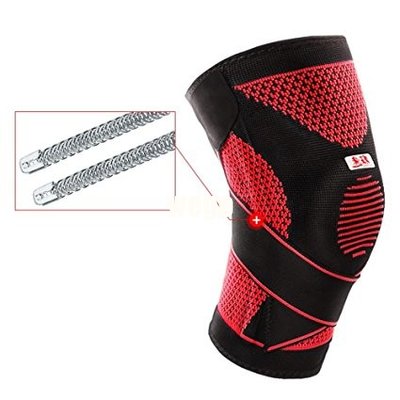 Soft Silicone Pad Patella protection Knee Sleeve Support Wrap