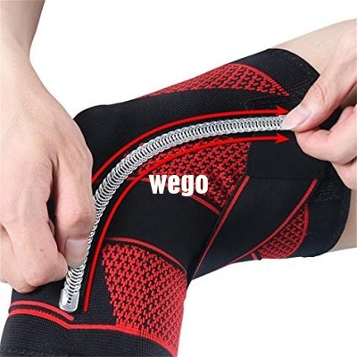 Soft Silicone Pad Patella protection Knee Sleeve Support Wrap