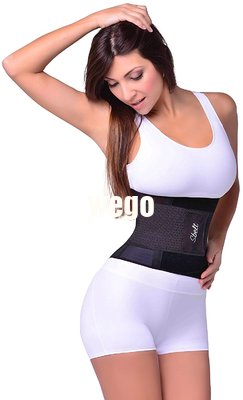 chwhite S'BELT Breathable Waist Tummy Belt Sport Body Shaper Trainer Corset -Body Shaper