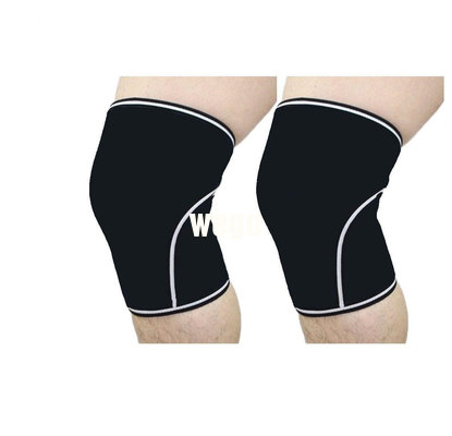 BLAC Knee Sleeves Compression WrapWeightlifting Powerlifting Weight Lifting 7mm Knee Wraps