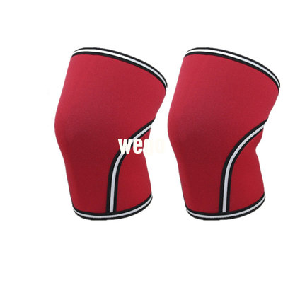RED Powerlifting Knee Wraps Knee Sleeves Compression Wrap Knee Sleeves (1Pair)