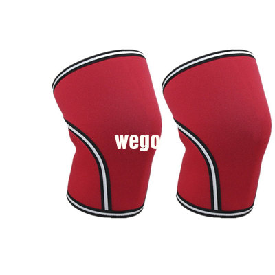 RED Powerlifting Knee Wraps Knee Sleeves Compression Wrap Knee Sleeves (1Pair)