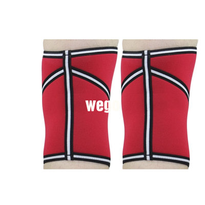 RED Powerlifting Knee Wraps Knee Sleeves Compression Wrap Knee Sleeves (1Pair)