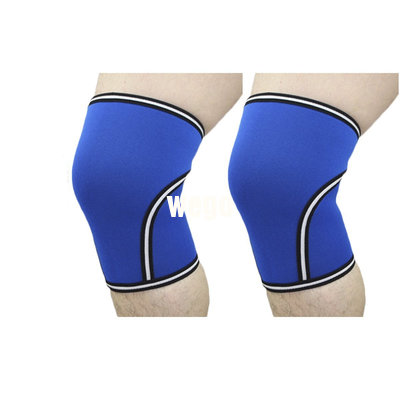 BLUE Knee Sleeves Compression and Support for Power lifting Weightlifting Crossfit