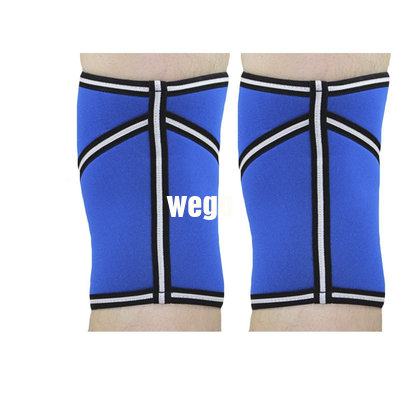 BLUE Knee Sleeves Compression and Support for Power lifting Weightlifting Crossfit