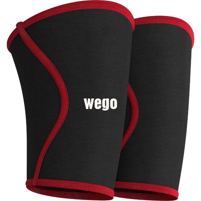 Knee Support Sleeves (PAIR) - Compression for Weightlifting, Powerlifting
