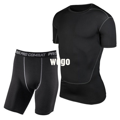 Promotional Short Pants Men Black Sports Workout Fitness Compression Tights Base Layer Shorts