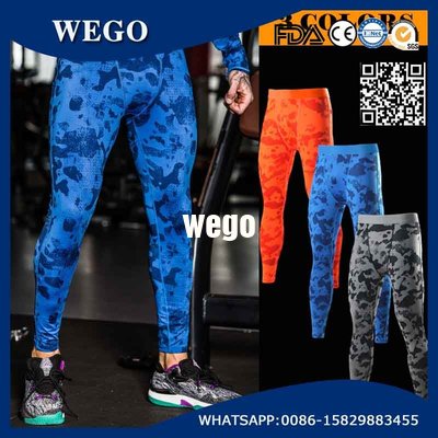 Men Camouflage Sport Leggings Running Tights Gym Fitness Compression Pants Exercise Workout Quick-Drying Athletic Trouse