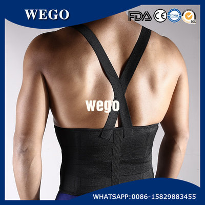 Light Back Brace for Men/Women - Support for Lower Back Pain - Belt with Suspenders