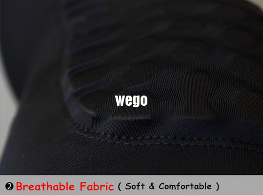 Practical Honeycomb Pad Crashproof Basketball Protect Gear Long Leg Knee Sleeve