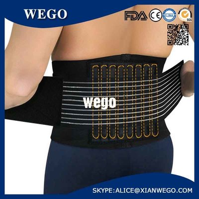 New Lower Back Brace and Support Belt with 6 Stable Splints to Relief Back Pain & Dual Adjustable Straps and Breathable