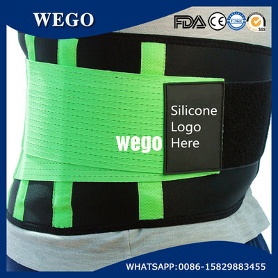 WG-LS004 Green Neoprene Adjustable Green Waist Trimmer Belt Body Shaper Back Brace