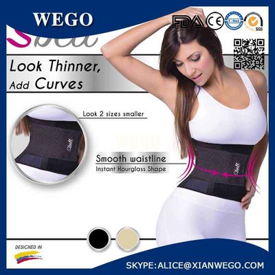 chwhite S'BELT Breathable Waist Tummy Belt Sport Body Shaper Trainer Corset -Body Shaper