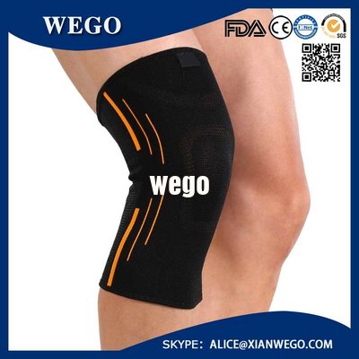 Sports Knee Brace Compression Sleeve Elastic Non-Slip 3D Circular Knitti