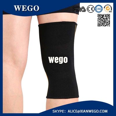 Sports Knee Brace Compression Sleeve Elastic Non-Slip 3D Circular Knitti