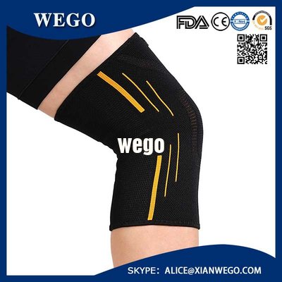 Sports Knee Brace Compression Sleeve Elastic Non-Slip 3D Circular Knitti