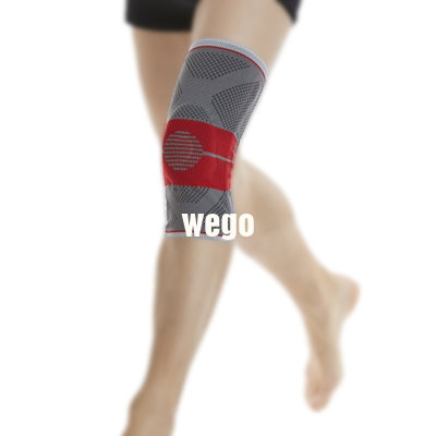 Compression Full Knee Support Brace Sleeve Silicone Padded Pain Relief Gym Sport