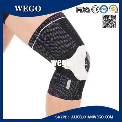 Knee Sleeve Compression Brace - Elastic Support & Side for Runner's Knee, Jumper's Knee, Arthritis Pain, ACL